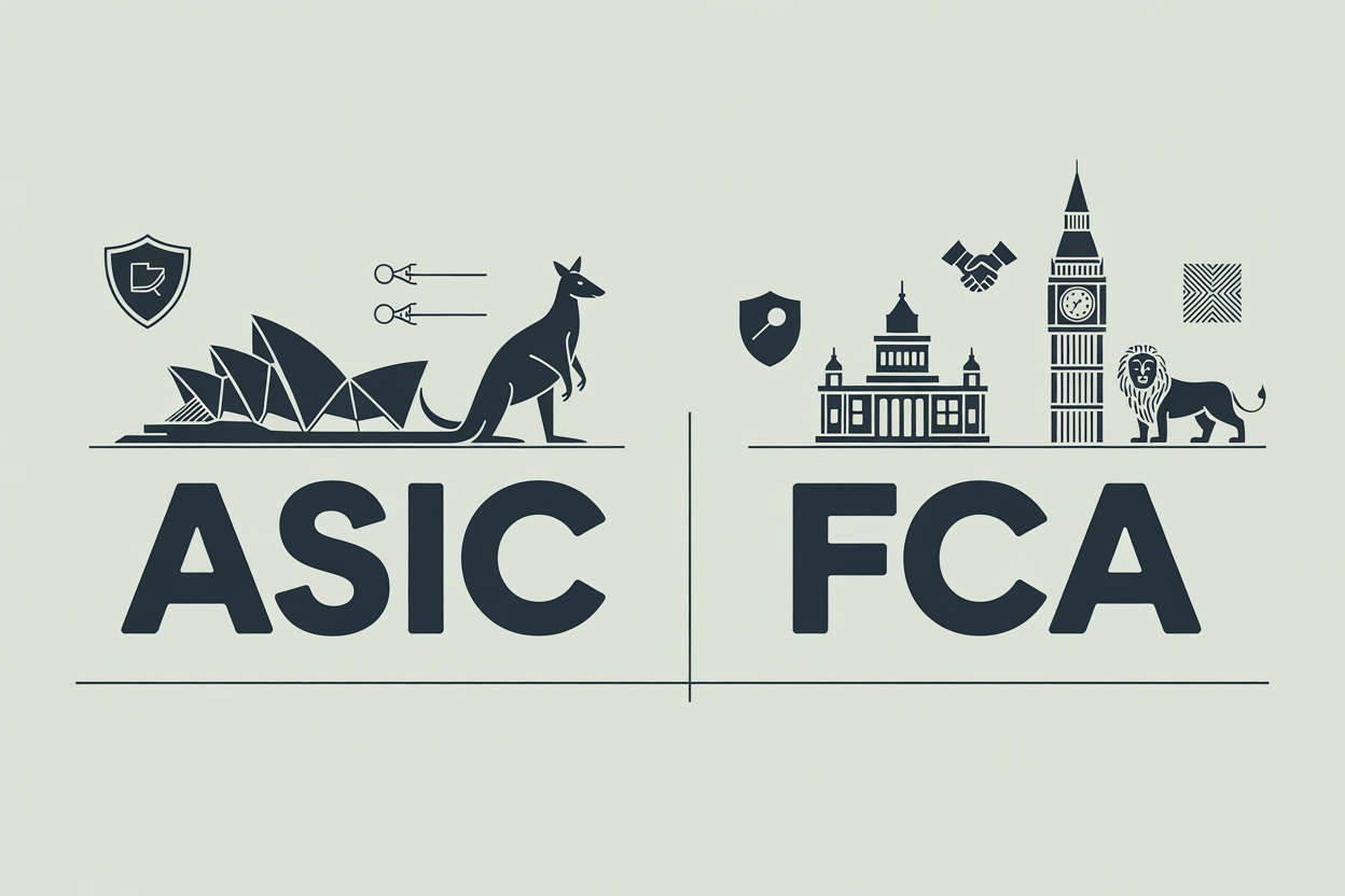 ASIC vs FCA - Key Differences Between the Two Regulators