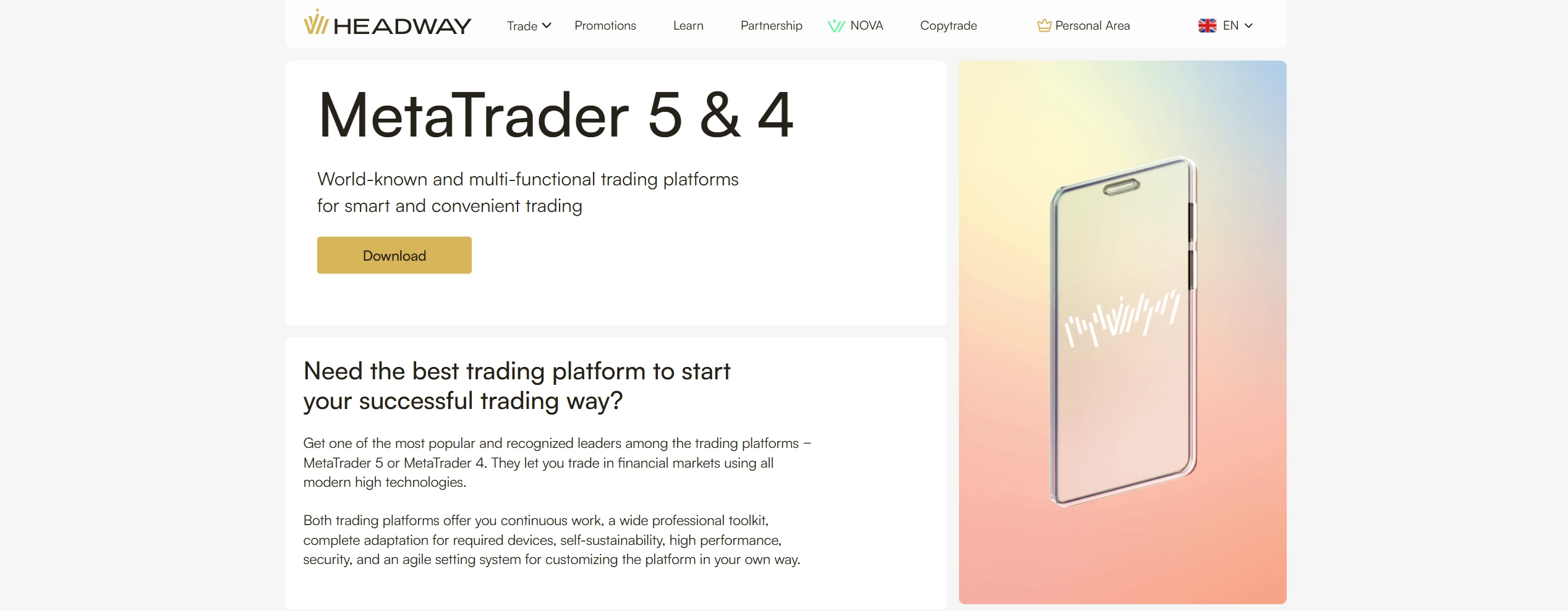 Headway Review - What to expect from the broker